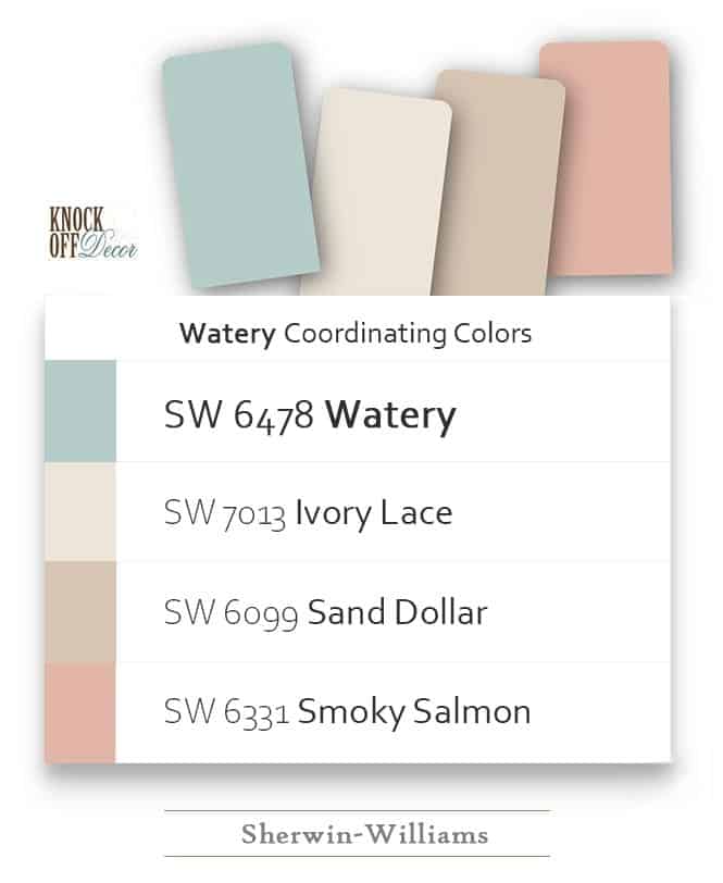 Sherwin-Williams Watery SW 6478 – The Calming Coastal Blue - KnockOffDecor